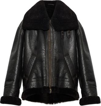 Balenciaga Hochkragenjacke - - Jackets - Herren - Braun - M