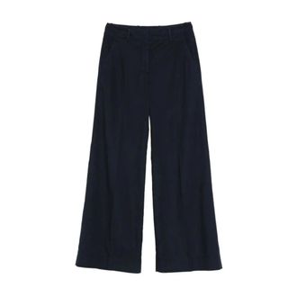 Incotex Femme, Pantalons, Bleu, Taille: 40 FR Wide Pantalons