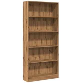 vidaXL B&uuml;cherregal Artisan-Eiche 80x24x176 cm Holzwerkstoff vidaXL