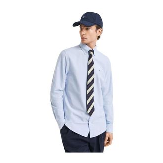 GANT Slim Fit Hemd aus Stretch-Oxford-Baumwolle - - Shirts - Herren - Blau - 3XL