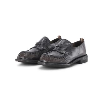 Officine Creative Low-Top Sneaker - Loafers Rugged aus Leder - Gr. 36 (EU) - in Schwarz - f&uuml;r Damen