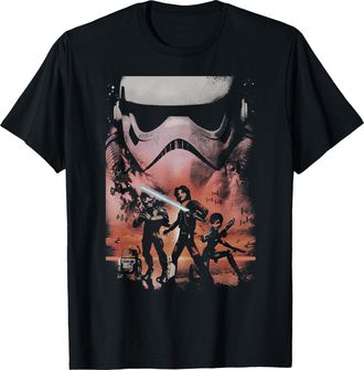 Star Wars Rebels Ghost Crew Ezra Sabine Zeb Chopper T-Shirt