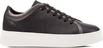 Geox Mädchen D Skyely Sneaker, Black Gun, 40 EU