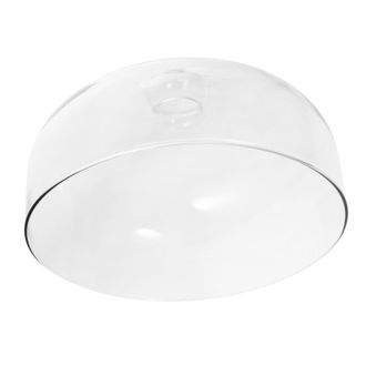 SOLUSTRE Tortenglocke Glas Transparent Lebensmittelschutz Abdeckung Staubschutz 26cm Durchmesser K&uuml;chen Desserthaube Mit Stabilem Glasgeh&auml;use