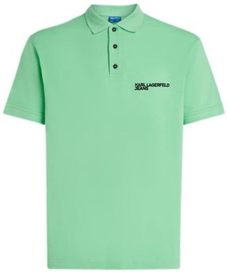 Karl Lagerfeld Karl Lagerfeld Jeans Regular Pique Polo, Men, Red, Polo