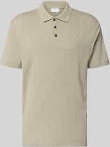Lindbergh Regular Fit Poloshirt mit kurzer Knopfleiste