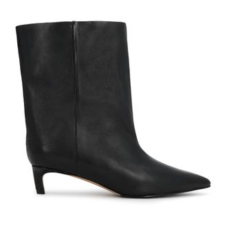 Kazar Stiefeletten zum Hineinschl&uuml;pfen mit lockerem Schaft - - Shoes - Damen - Schwarzk - 37 EU