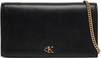Calvin Klein Handtasche Ck Wallet On Chain LV04F3319G Schwarz
