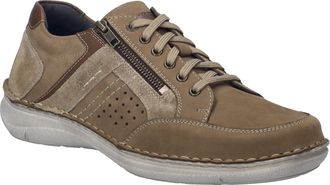 Josef Seibel Schn&uuml;rschuh JOSEF SEIBEL New Anvers 87, Herren, Gr. 46, beige (sand, kombi), Leder, Schuhe Schn&uuml;rschuh, Komfortschuh, Bequemschuh, Freizeitschuh in ex