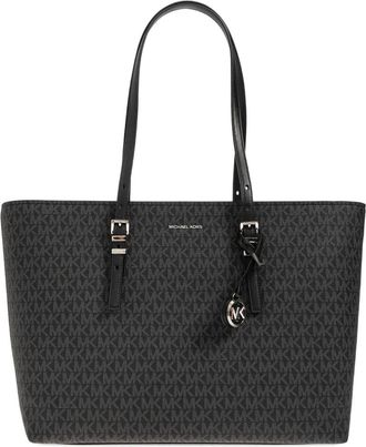 Michael Michael Kors Quinn monogram-pattern tote bag - Schwarz