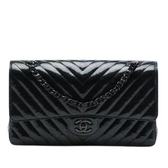 Chanel Pre-owned Sac Bandouli&egrave;re Classique Double Flap - Femme - Pre-owned - Noir - Taille: ONE Size