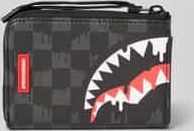 Sprayground Portemonnaie mit Label-Patch Modell DRIPPING SHARKS IN PARIS