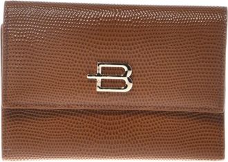 Baldinini Femme, Accessoires, Brun, Taille: ONE Size Lizard Print Wallet