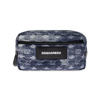 Dsquared2 Monogram Tasche - - Bags - Herren - Blau - ONE SIZE