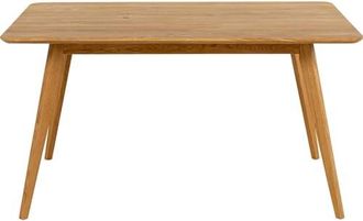 Kare Design Design Tisch Memo, Braun, 4-6 Personen, FSC Zertifiziert, Skandinavisches Design, Hochwertig, Zeitlos, Esszimmertisch, Wohnzimmer, Eiche Massivholz, G