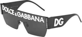 Dolce & Gabbana Homme, Accessoires, Noir, Taille: 43 MM Lunettes de soleil oeil-de-chat