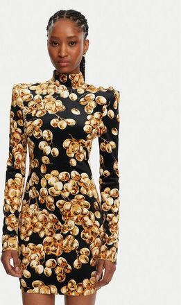 Balmain Kleid f&uuml;r den Alltag DF0R8755JJ44 Schwarz Slim Fit