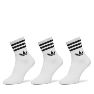 adidas Lange Socken adidas JV7401 Wei&szlig;