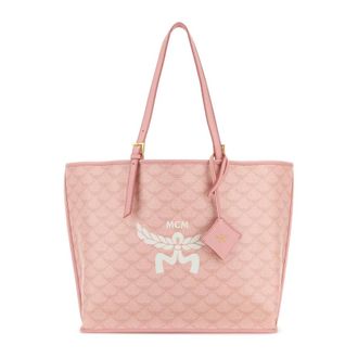 MCM Mcm, Femme, Sacs, Rose, Taille: ONE Size Sac de magasinage Himmel en toile
