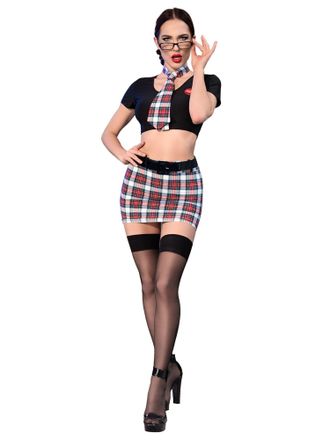 Chilirose Neglige Schoolgirl Set CR4425