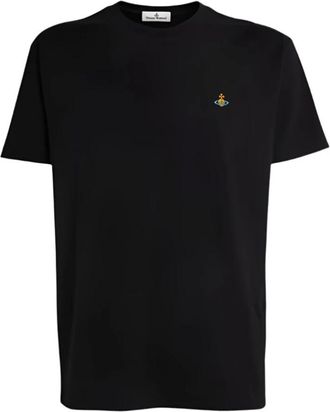 Vivienne Westwood Homme, Tops, Noir, Taille: L T-Shirt Oversize Multi Orb