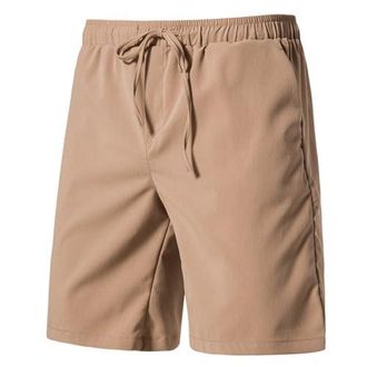 Generic Short court pour homme avec poches, short de sport, coupe ample, pour la course &agrave; pied, le jogging, kaki, XL