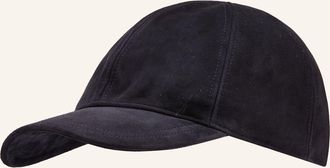 COS Cos Leder-Cap blau
