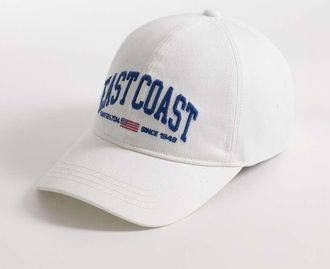 GANT East Coast - Casquette de baseball &agrave; logo - Blanc coquille doeuf