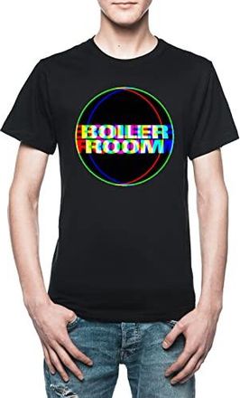 Vendax Vendax Boiler Room Color Glitch T-Shirt Homme Noir