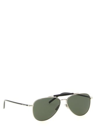 Saint Laurent Mens Silver Acetate Sunglasses