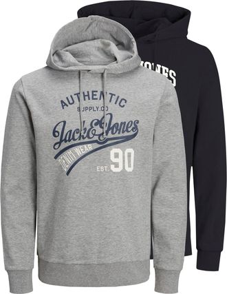 Jack & Jones JJETHAN Sweat Hood 2PK MP NOOS