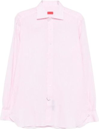 Isaia Homme, Chemises, Rose, Taille: M Casual Chemises