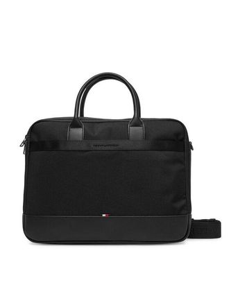 Tommy Hilfiger Laptoptasche Th Nylon Travel Computer Bag AM0AM13470 Schwarz