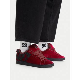 DC Sneakers DC Shoes EO-COURT GRAFFIK LE DC02894601 Dunkelrot