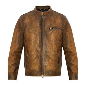 Diesel Homme, Vestes, Brun, Taille: XS L-Zad-Kncz Leather Jacket