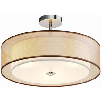 Lindby Lindby - Deckenlampe Pikka aus Textil f&uuml;r Wohnzimmer & Esszimmer von