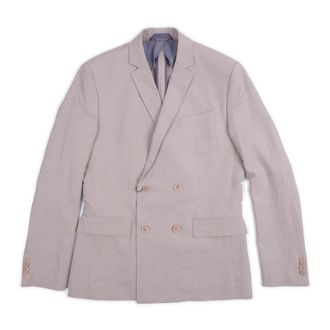 Calvin Klein Leinen Doppelreiher Blazer - - Jackets - Herren - Beige - L
