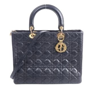 Dior Pre-owned Lady Dior Large Handtasche - - Pre-owned - Damen - Schwarzk - ONE SIZE