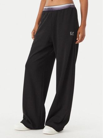 Emporio Armani Jogginghose 7W001517 AF12501 UC001 Schwarz Wide Leg