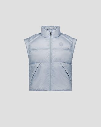 Jott Doudoune courte oversize sans manches Cendre marine Lyna - Taille XS