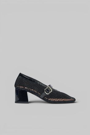 Alaia Fishnet Pumps 55