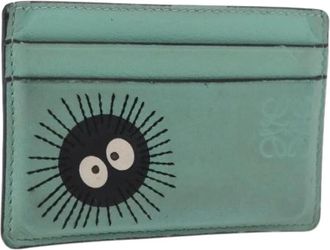 Loewe Pre-owned Card Case - Femme - Pre-owned - Vert - Taille: ONE Size