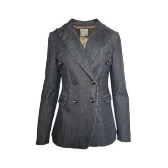 Kiltie Zweireiher-Jacke - - Jackets - Damen - Grau - XL