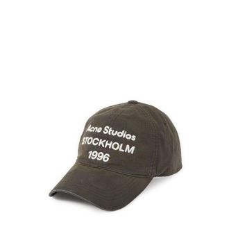 Acne Studios Casquette brod&eacute;e en coton