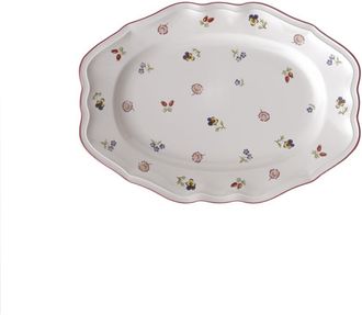 Villeroy & Boch Villeroy und Boch Petite Fleur Platte oval, Premium Porzellan, 44 cm