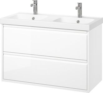 IKEA ÄNGSJÖN / ORRSJÖN Waschbschr+Schubladen/Waschb/Mibatn