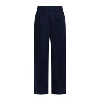 Neo Noir Femme, Pantalons, Bleu, Taille: 38 FR Pantalon Popeline Marine &Eacute;l&eacute;gant Confortable