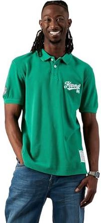 Kaporal Polo Vert Homme en 100% Coton Bio - Barni - M - Vert