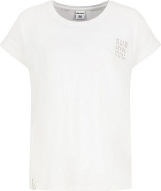 Sublevel T-Shirt Modernes Kurzarmdesign mit subtilen Details (1-tlg) D12041M02794A_T-shirts