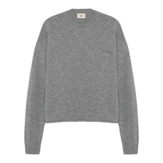 Autry Sepw 149D Rundhals Strickpullover - - Knitwear - Herren - Grau - S